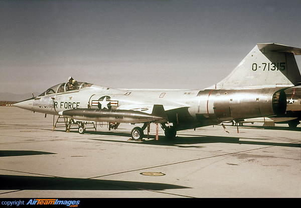 Lockheed F-104D Starfighter (57-1315) Aircraft Pictures & Photos - AirTeamImages.com