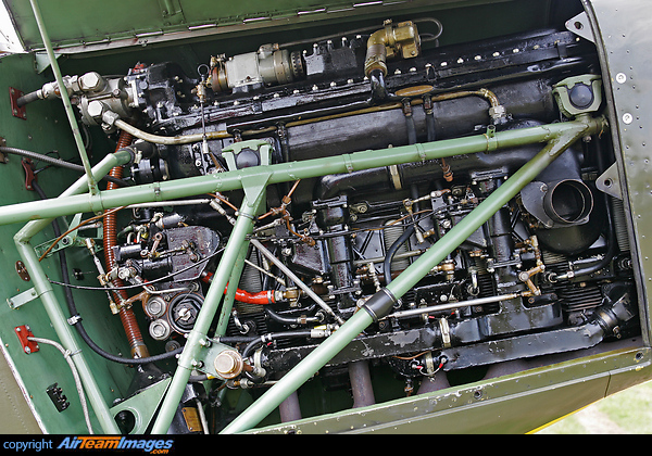 DH Gipsy Queen 2 engine (G-ANXR) Aircraft Pictures & Photos ...