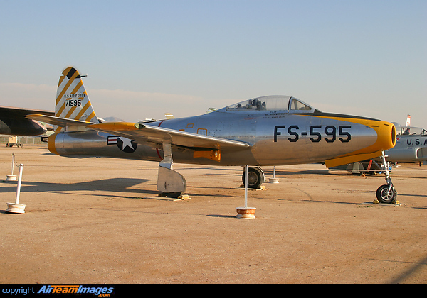 Republic F-84B Thunderjet (47-1595) Aircraft Pictures & Photos ...
