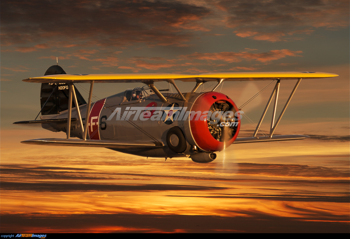 Grumman F3F-2 - Large Preview - AirTeamImages.com