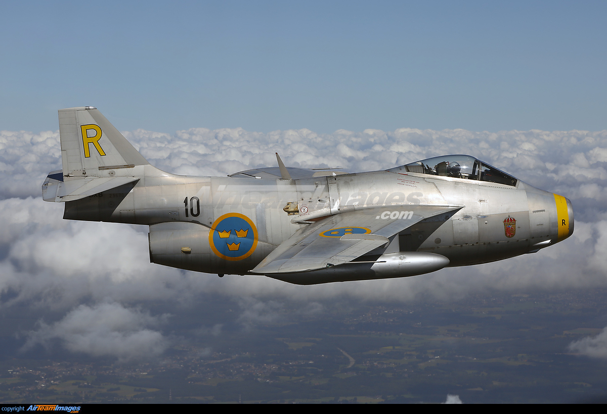Saab J29F Tunnan - Large Preview - AirTeamImages.com